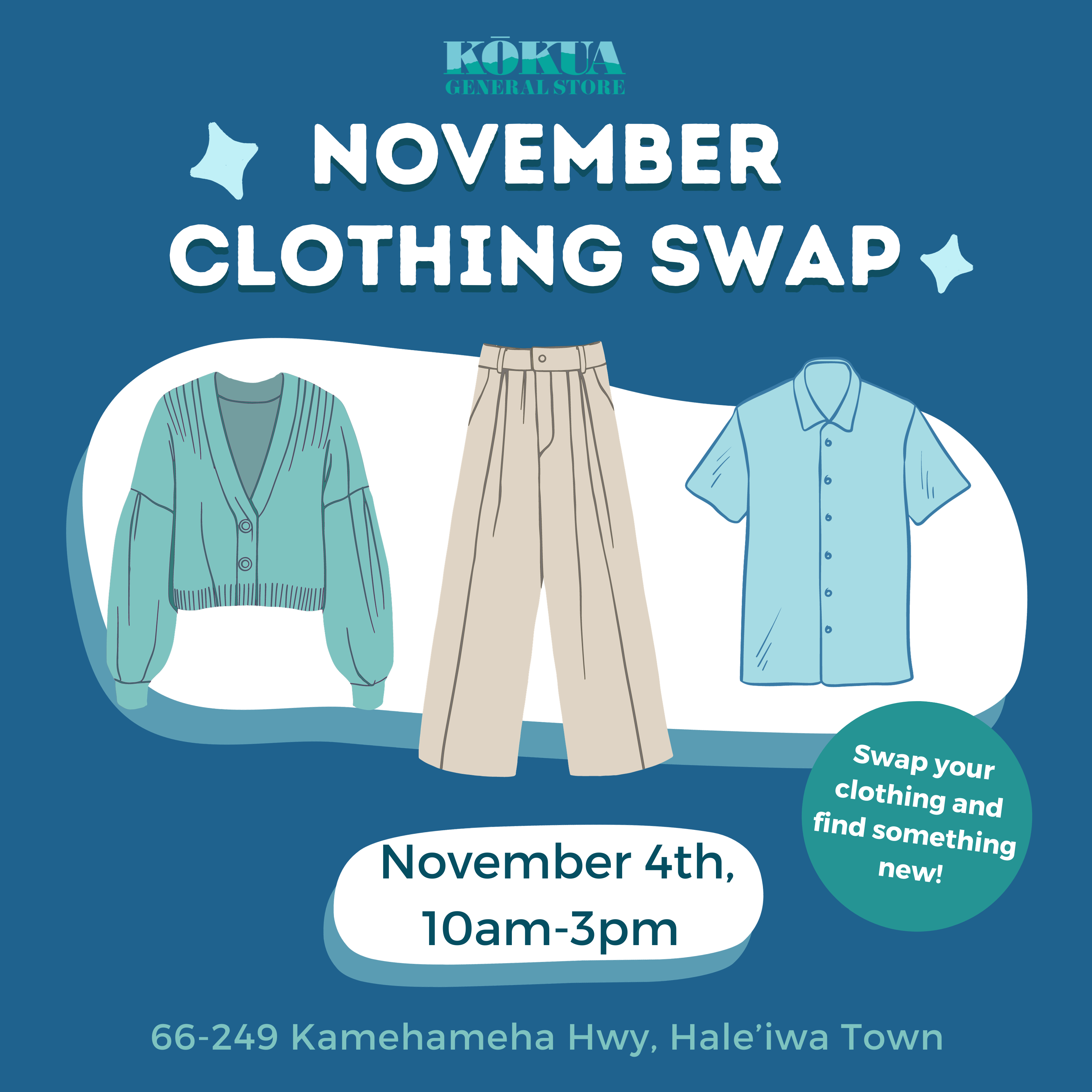 Clothing Swap in the Kōkua General Store - Kokua Hawaii Foundation