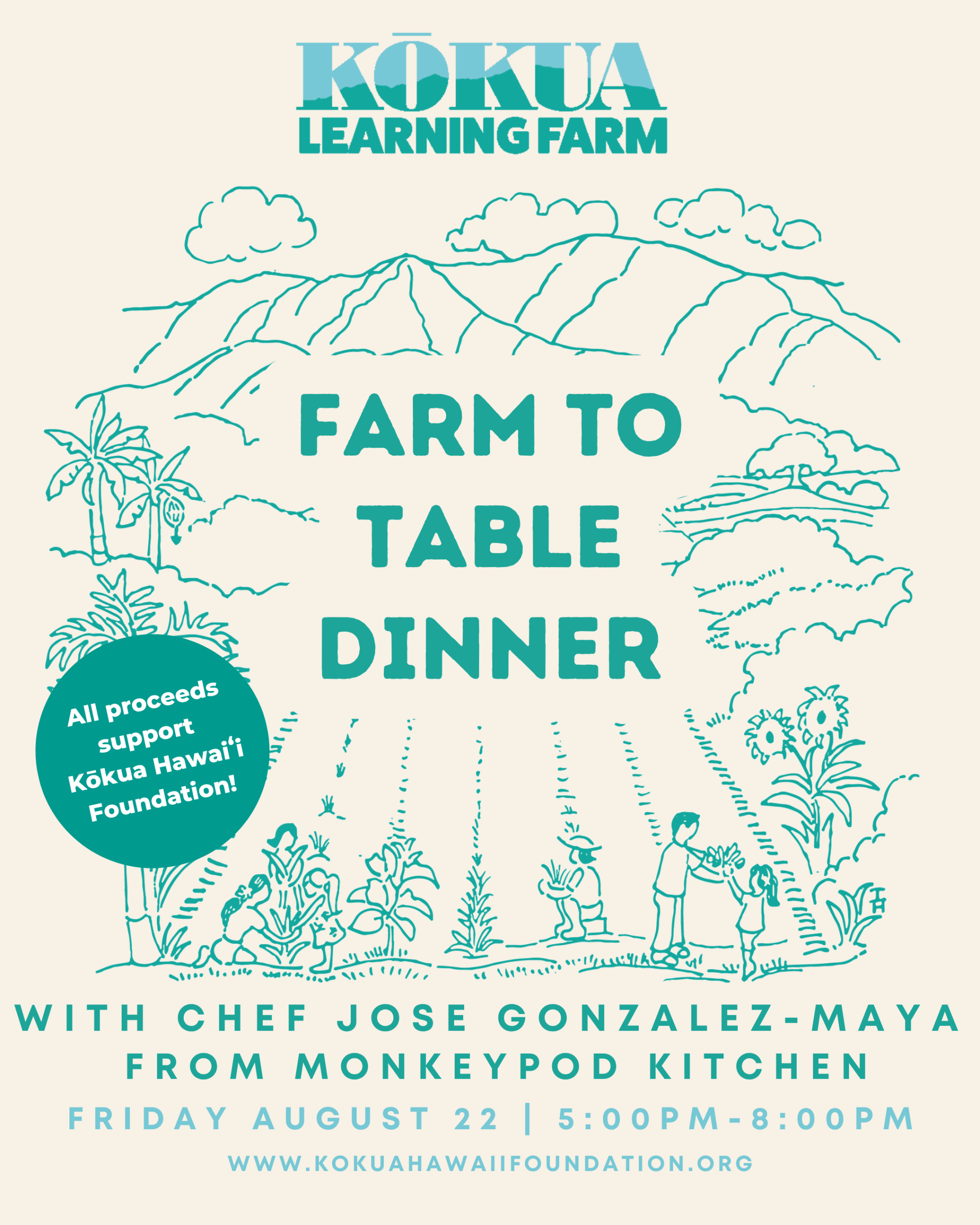Farm to Table Dinner on the Kōkua Learning Farm | August 22, 2025 ...