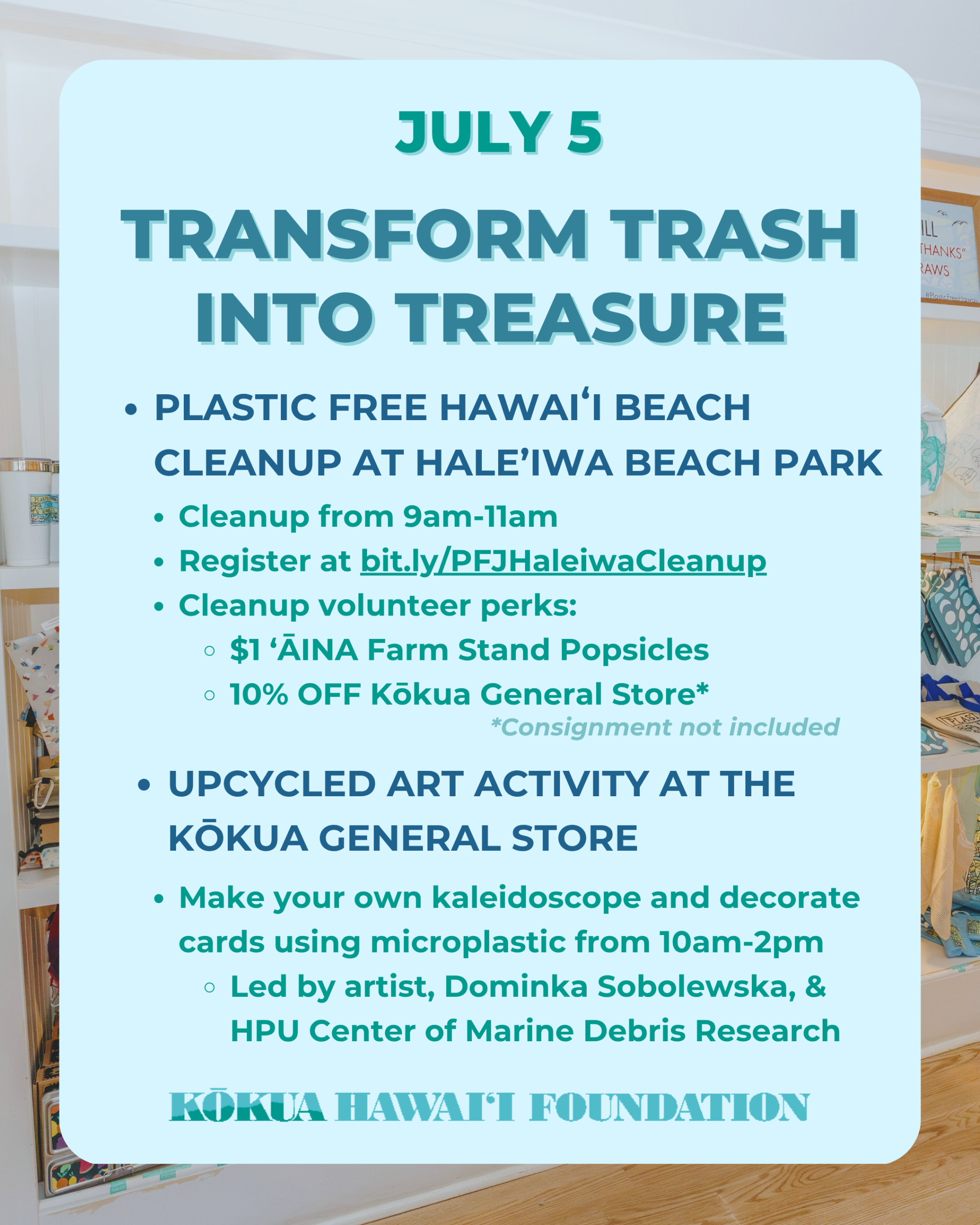 Eco-Kaleidoscope Craft & Card Decorating at Kōkua General Store - Kokua ...