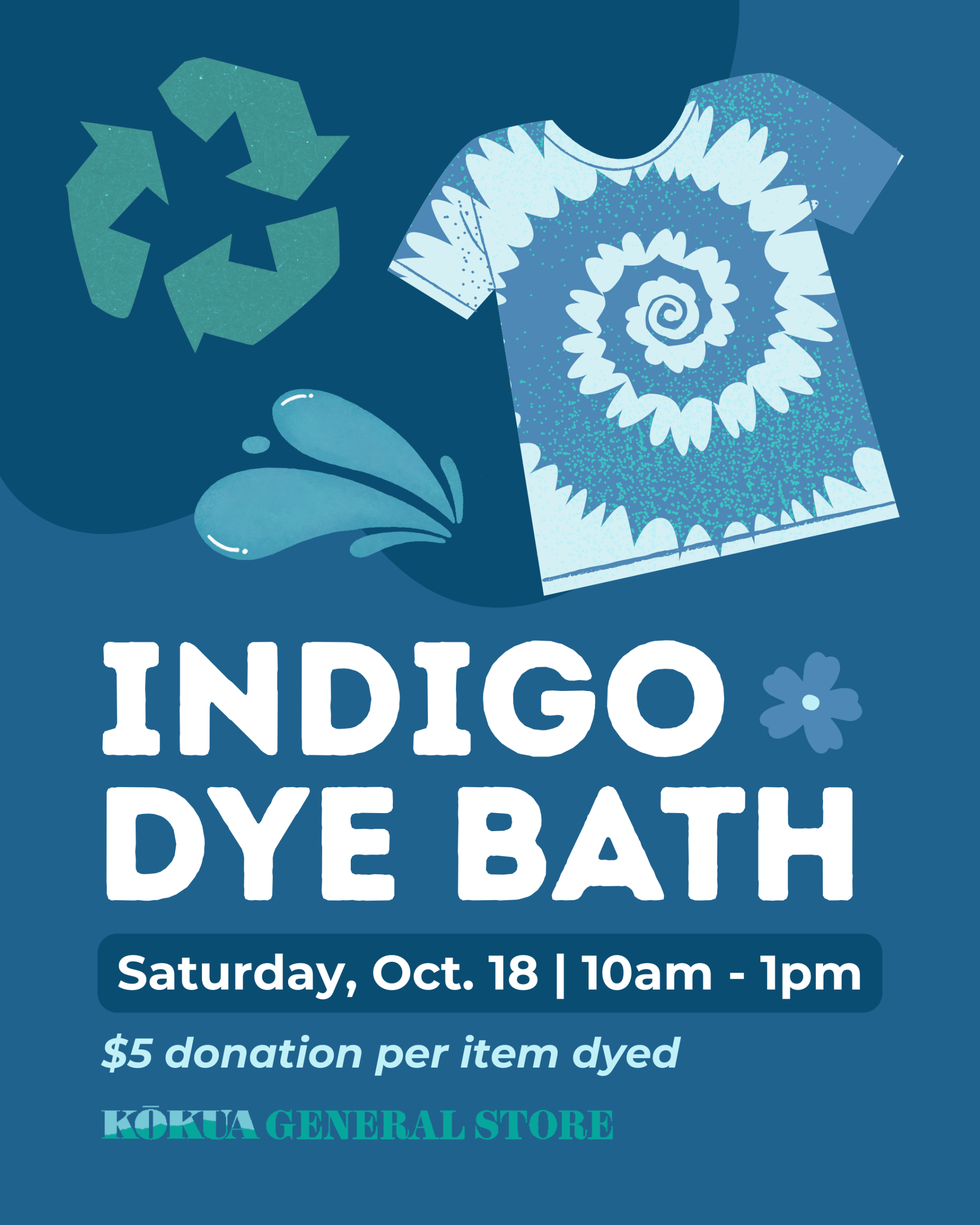Indigo Dye Bath at Kōkua General Store - Kokua Hawaii Foundation
