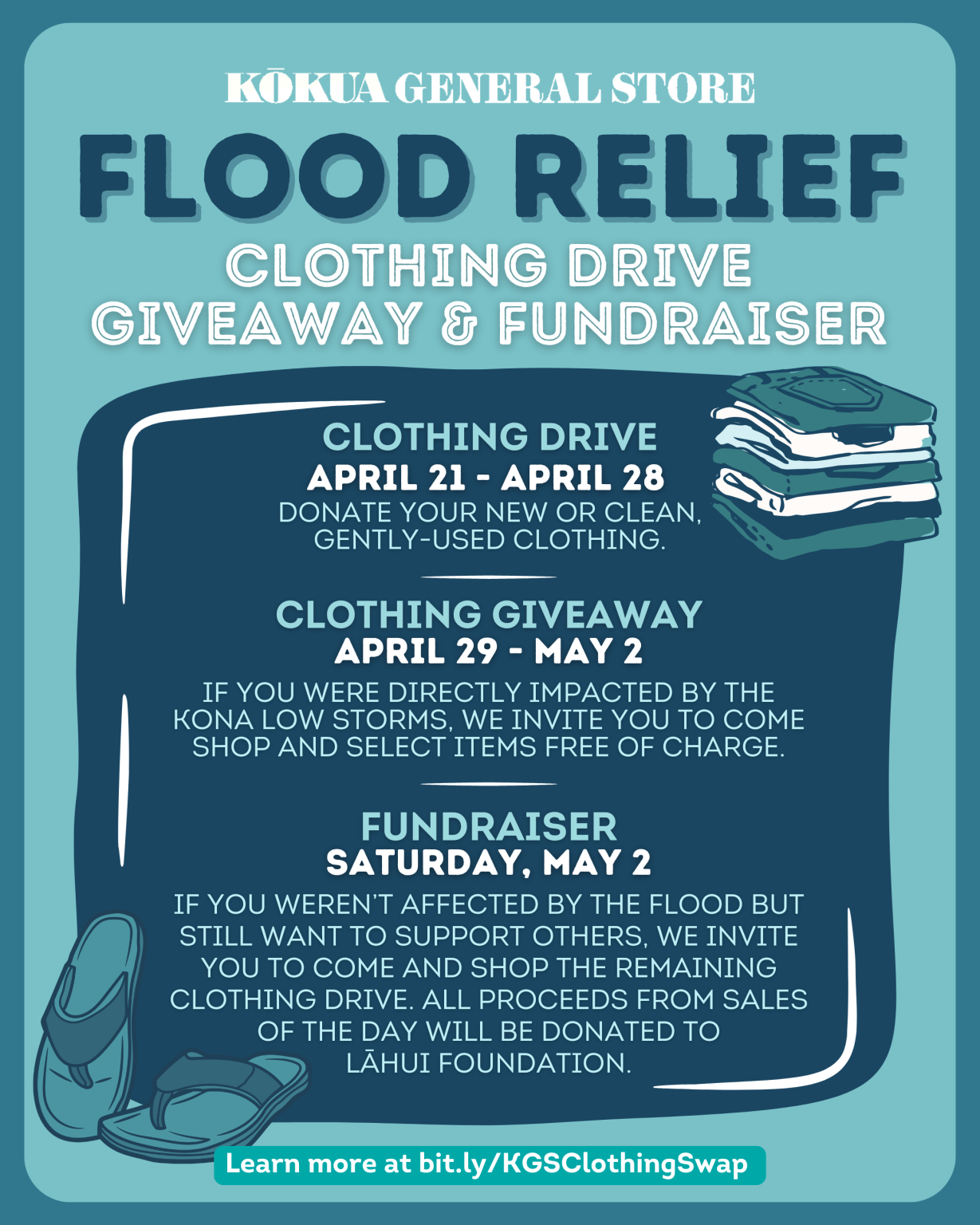 Kōkua General Store Clothing Drive, Giveaway & Fundraiser - Kokua ...